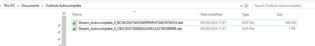 How to copy autocomplete cache in Outlook to new computer or new ...